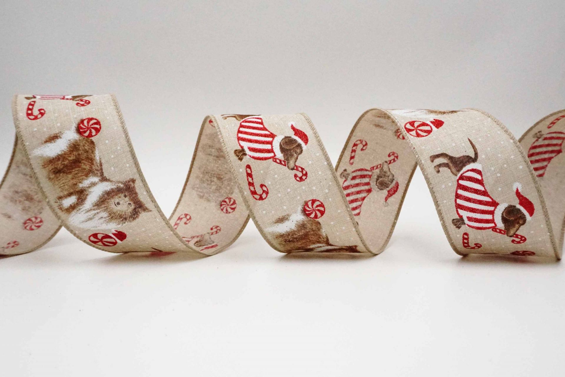 Dogs' Christmas Parade Ribbon | Elevate Your Crafts with Luxurious ...