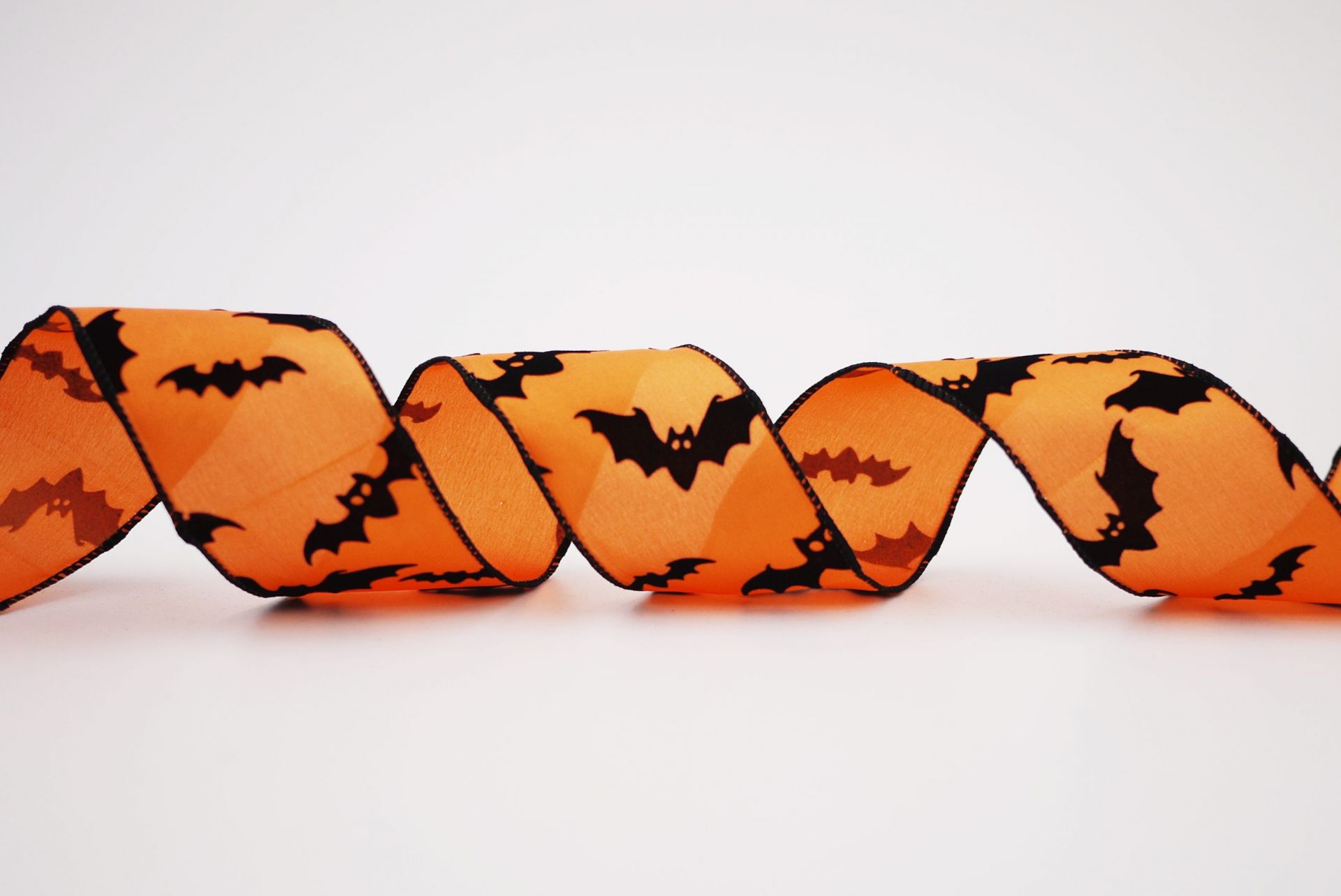 Flying Bats Ribbon | Elevate Your Crafts with Luxurious Satin Ribbons