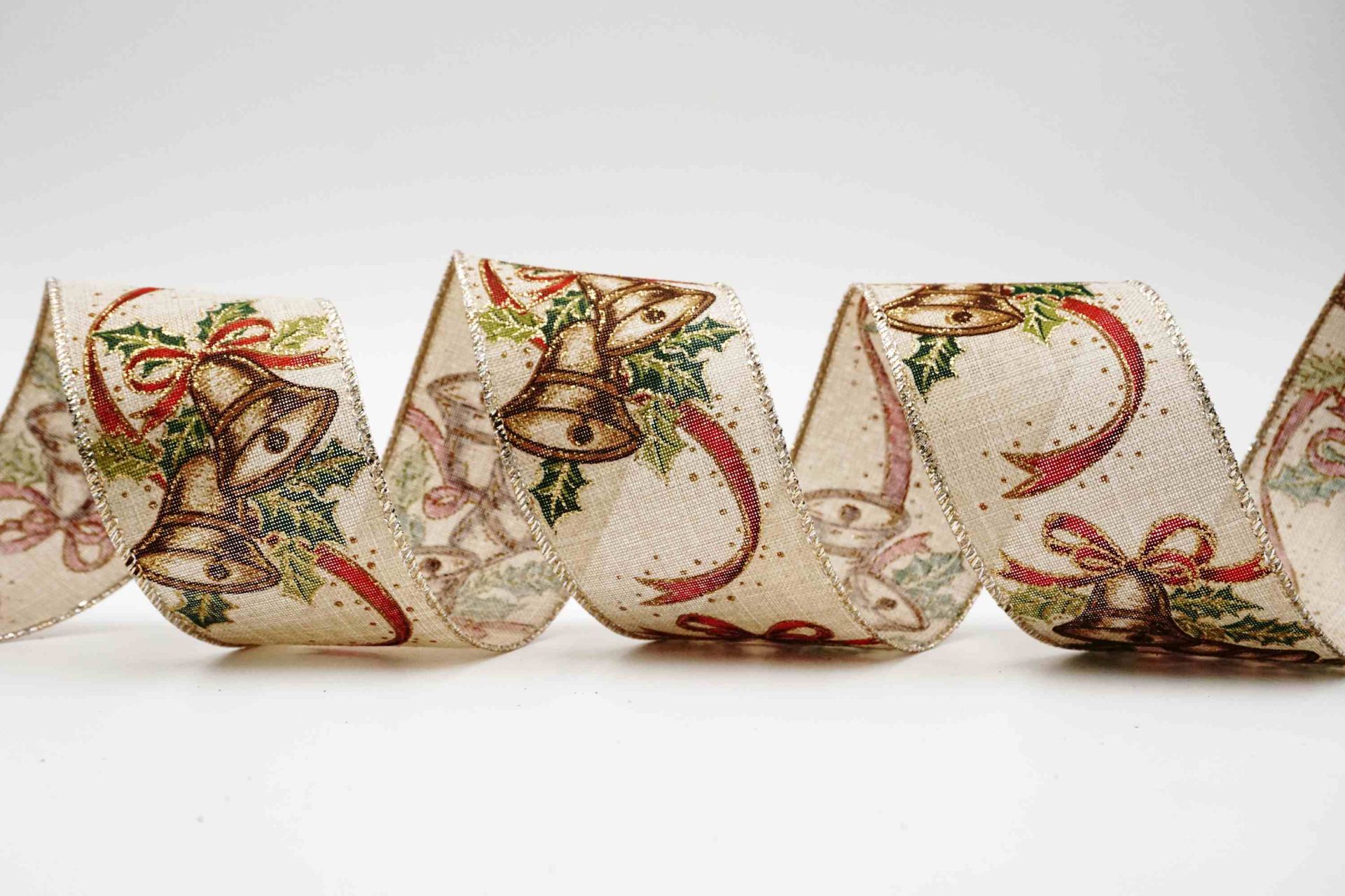 Jingle Bells Ribbon | Elevate Your Crafts with Luxurious Satin Ribbons