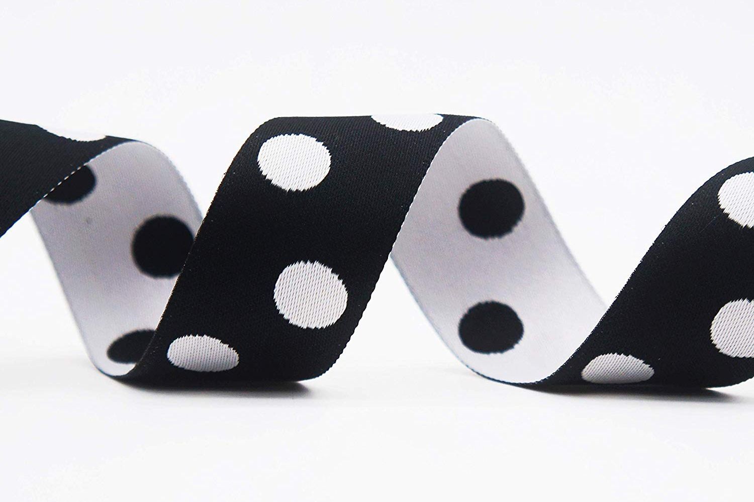 Reversible Dots Jacquard Ribbon | Elevate Your Crafts with Luxurious ...