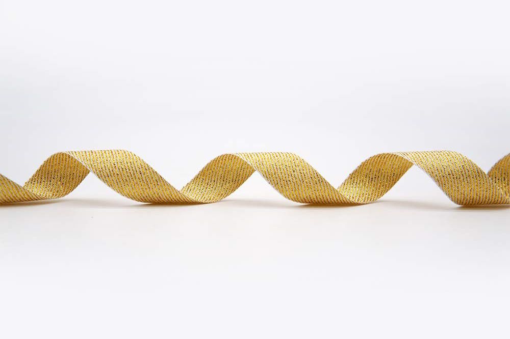 Twill Metallic Woven Ribbon 5/8" | KING YOUNG Taiwan Manufacturer