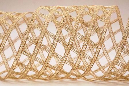 Knitted Metallic Mesh Ribbon | Elevate Your Crafts with Luxurious Satin ...