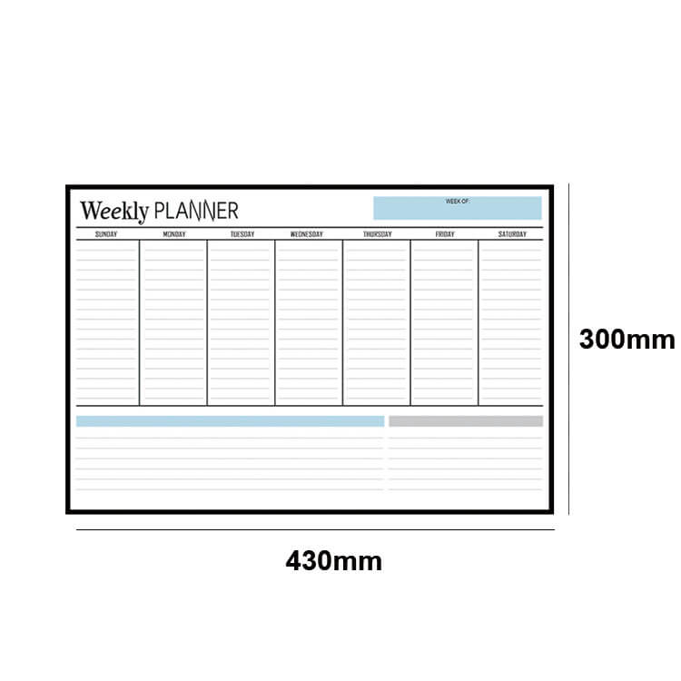 Leos' Magnetic Dry Erase Planner | OEM Weekly & Monthly Whiteboard Calendar