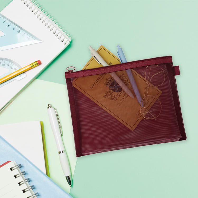 A5 Vintage Mesh Zip-Bag | OEM Stationery Solutions Built for Retail and ...