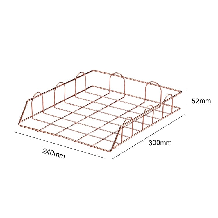 Rose Gold Paper Tray | Eco-friendly school stationery and office ...