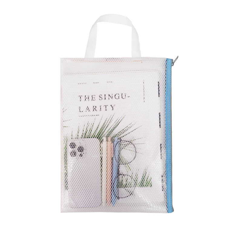 EVA Mesh Bag with Zipper - Waterproof Document Pouch | Leos'