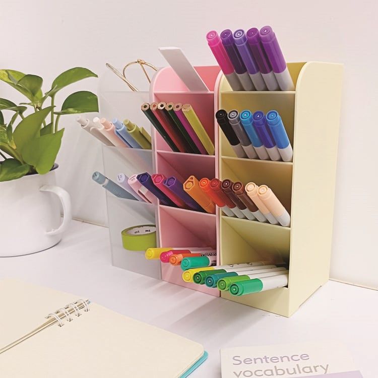 Desktop Pen Organizer | Compliance-Ready Industrial Solution – Leos'