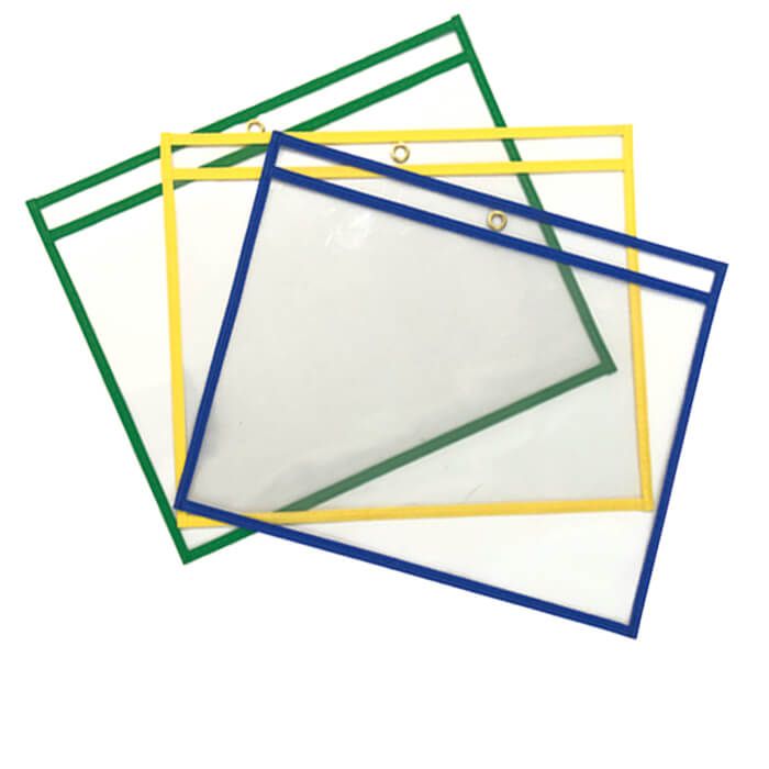 30 Pack Horizontal Dry Erase Pockets | Leos' OEM Manufacturing