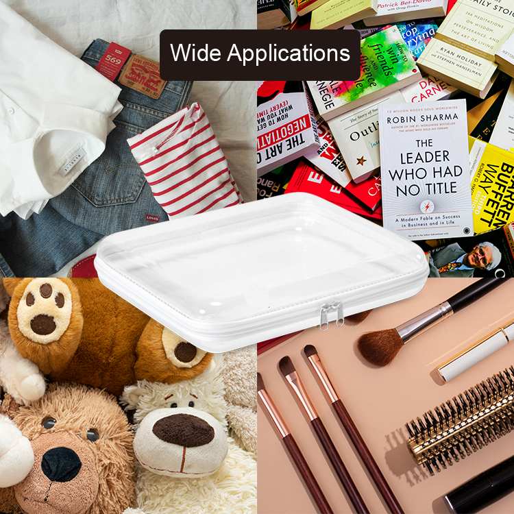 Large Clear Hard Zipper Case | Leos' OEM PET Storage Solutions