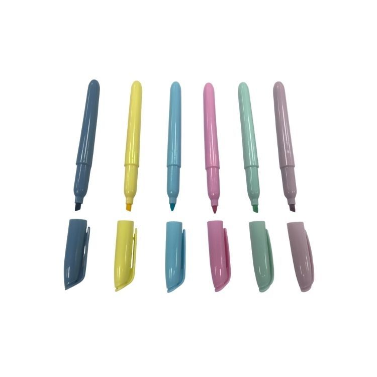 Pastel Highlighter 6 Color OEM Manufacturer | Leos' Taiwan