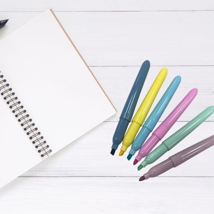 Pastel Highlighter 6 Color OEM Manufacturer | Leos' Taiwan