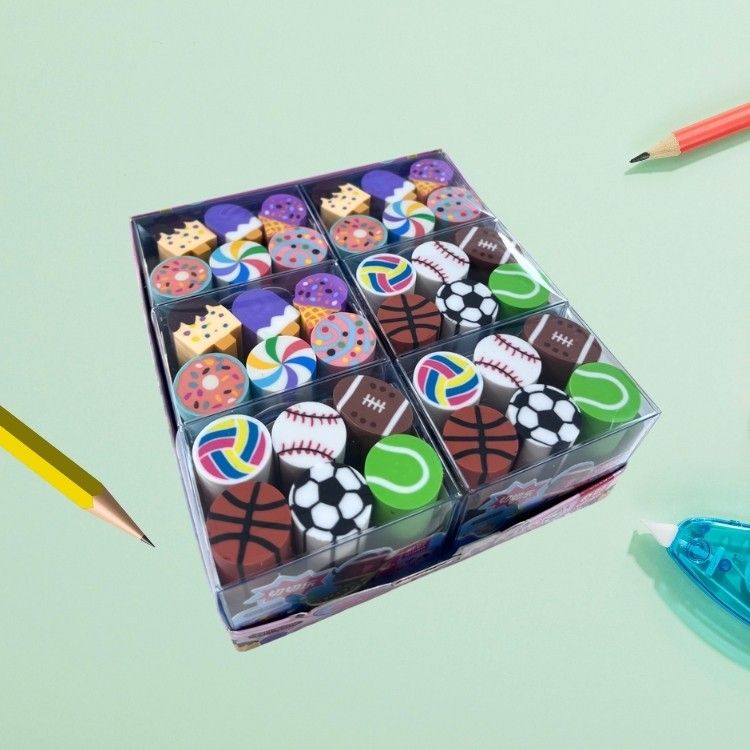 Sports Ball Erasers | Custom Ring Binders, PP Files and Filing ...