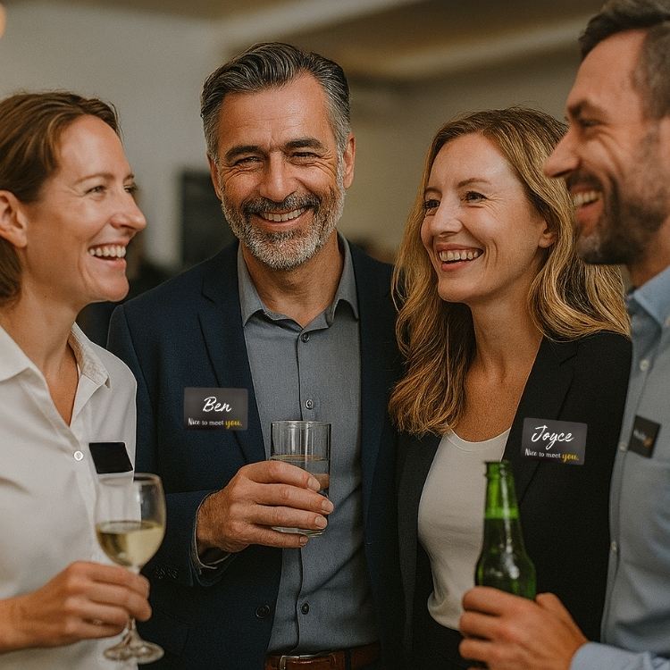 Chalkboard Name Badge | Custom Ring Binders, PP Files and Filing Solutions by Leos'