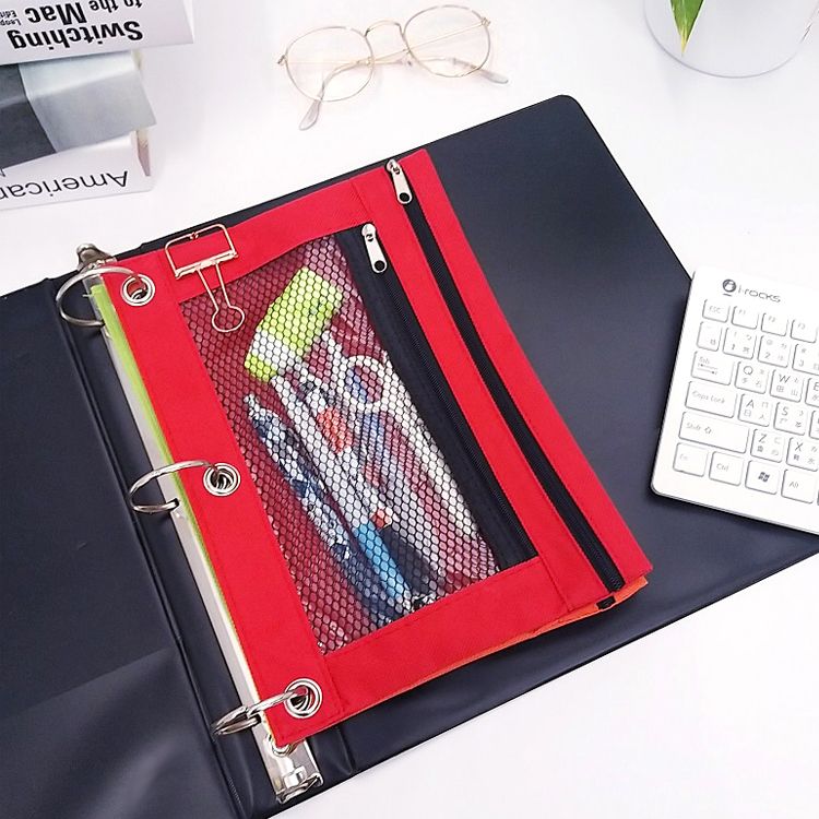 Double Pocket Binder Pouch Manufacturer | Leos' OEM Custom Solutions