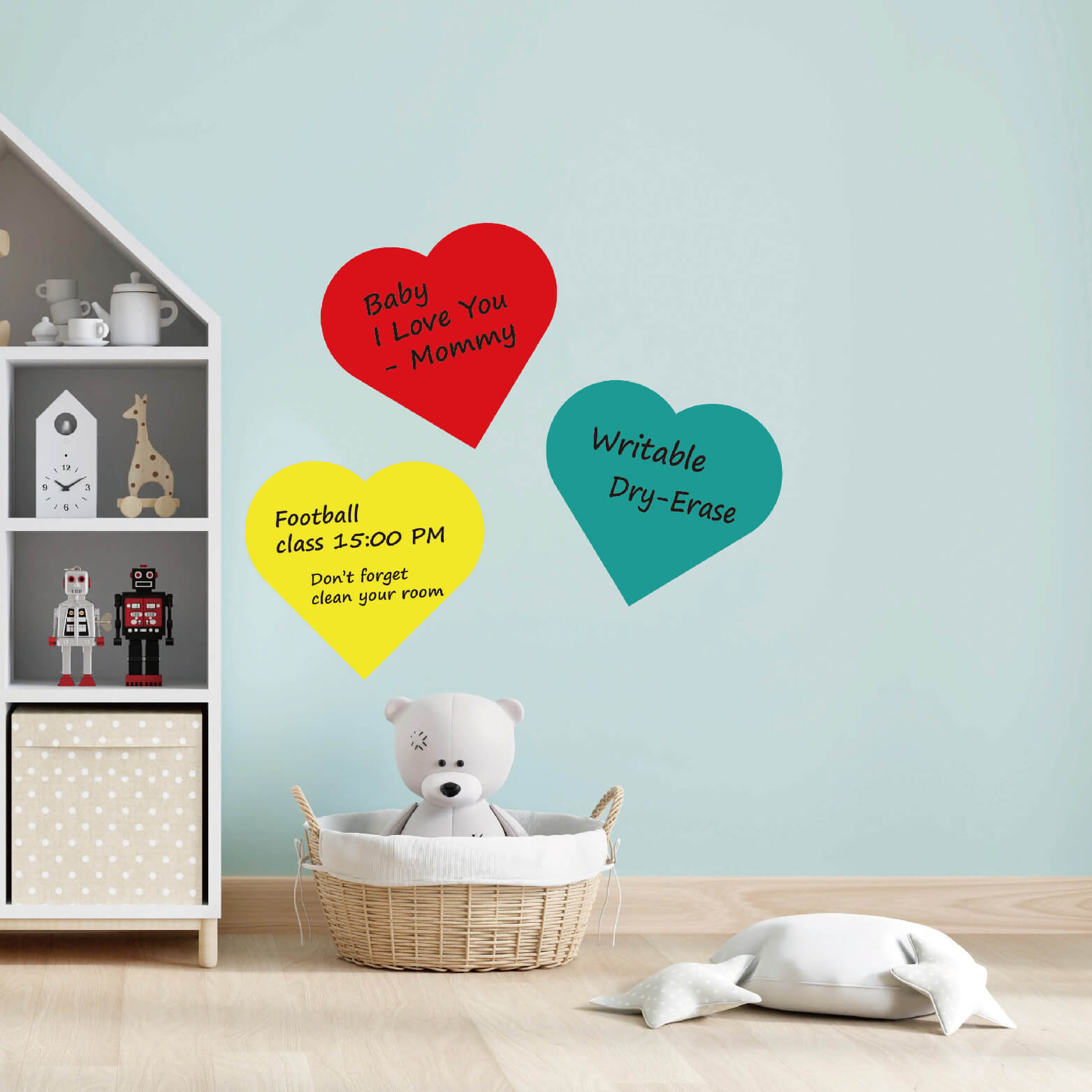 Dry Erase Sticker- Heart | OEM Stationery Solutions Built for Retail ...