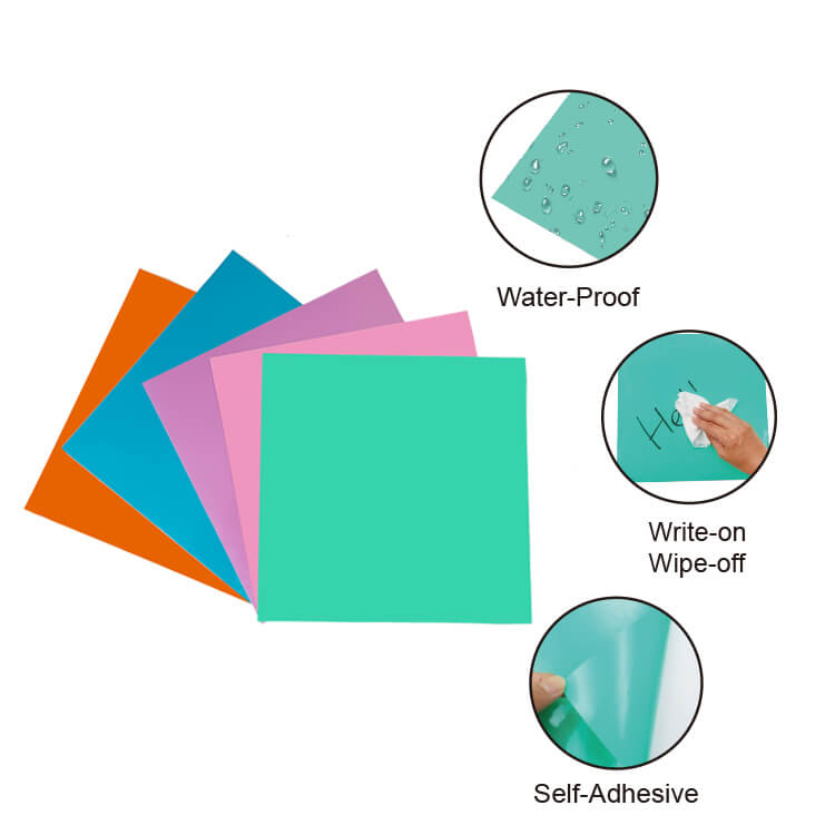 Dry Erase Square Stickers OEM Manufacturer | Leos' Taiwan