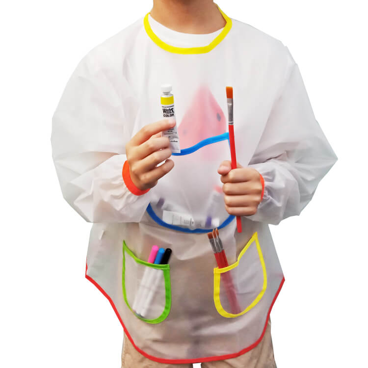 Kids Painting Apron OEM Manufacturer | Waterproof Art Smock - Leos'