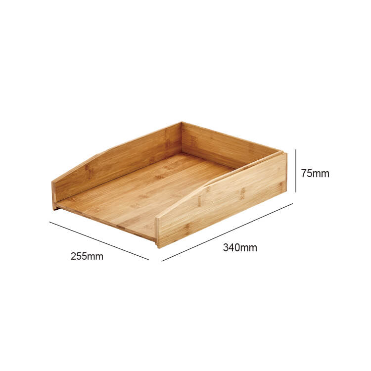 Bamboo Document Tray | Compliance-Ready Industrial Solution – Leos'
