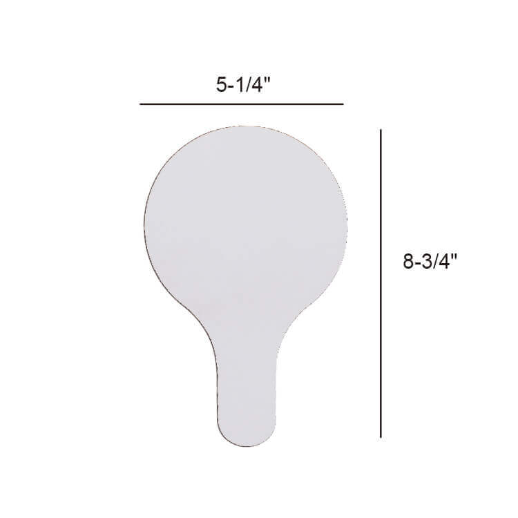 Round Dry Erase Paddle | Compliance-Ready Industrial Solution – Leos'