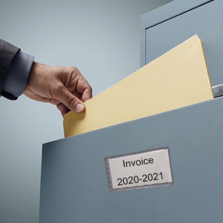 Magnetic Label Holder | Expandable File Organizer - High Capacity, Easy ...