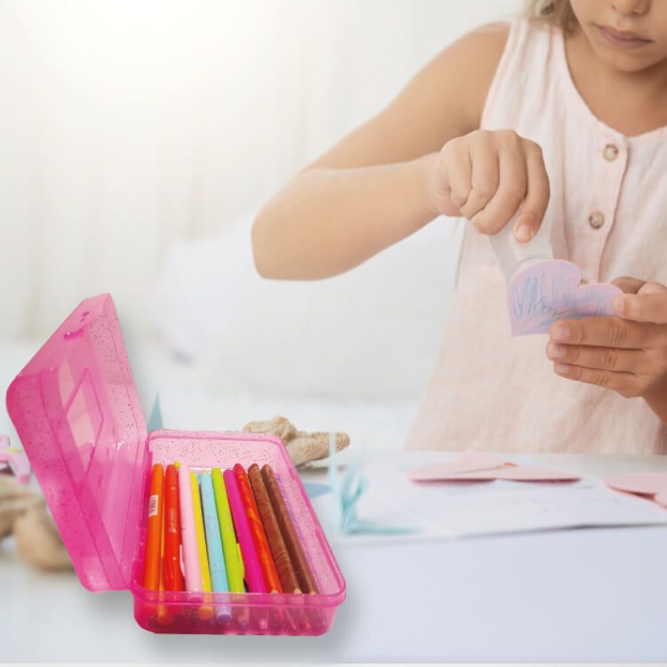 PP Glitter Storage Box | OEM Stationery Solutions Built for Retail and ...