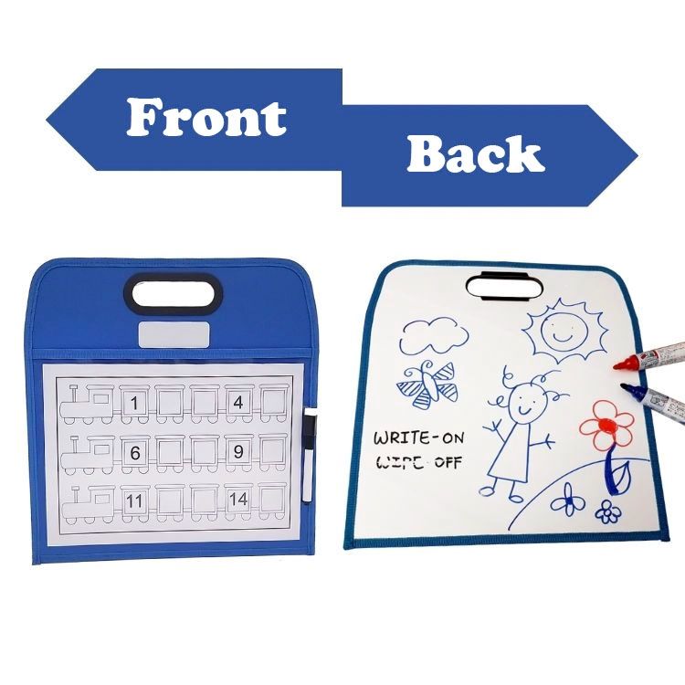 Portable Dry Erase Pocket with Handle | OEM Classroom Supplies by Leos'