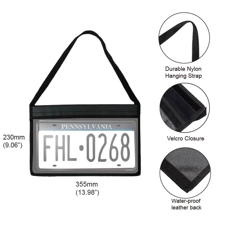 Car License Plate Tag Bag | OEM Stationery Solutions Built for Retail ...