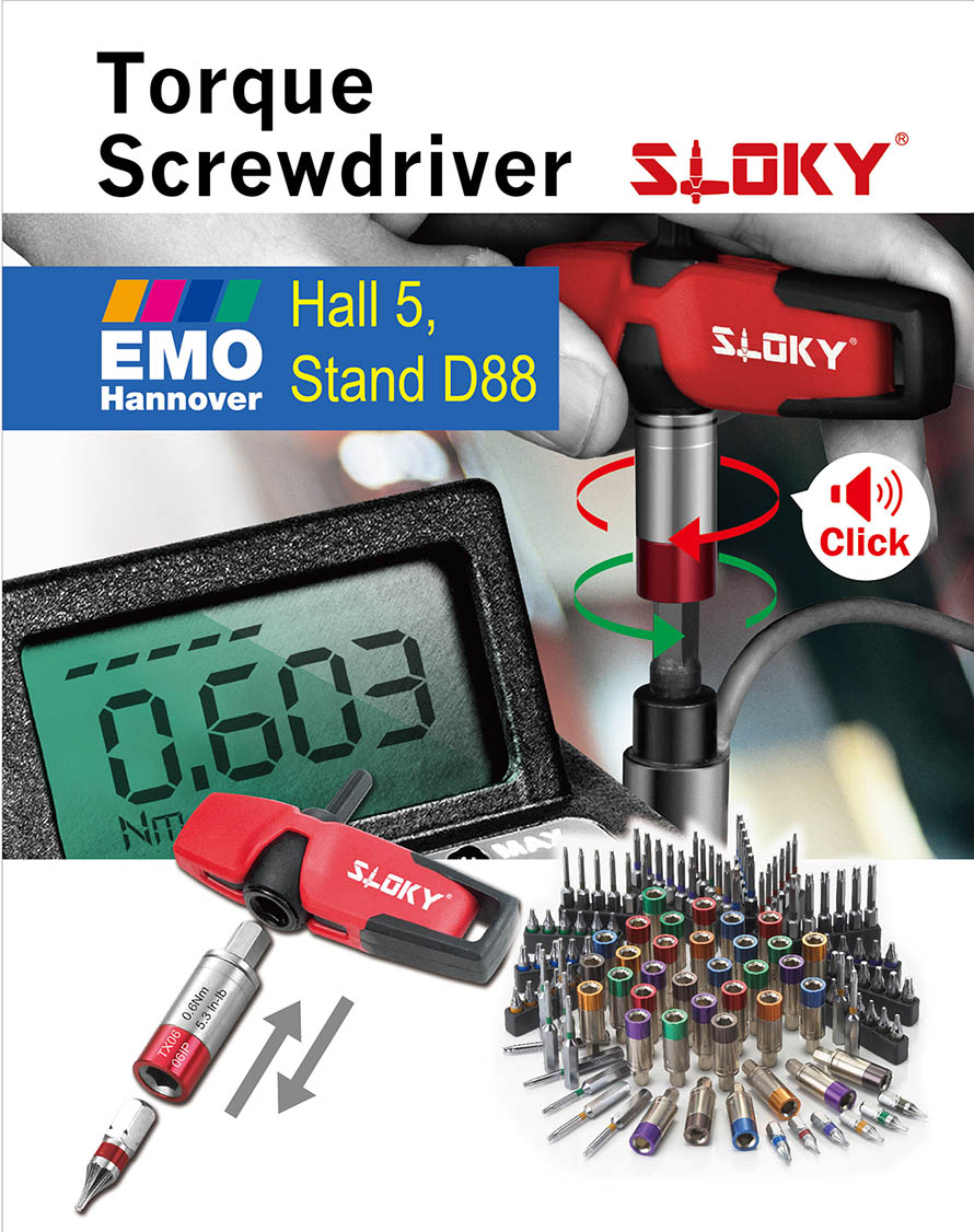 Sloky同代理商竣貿將參加EMO Hannover 2017 , booth # D88 (Hall 5), 18 – 23 ...