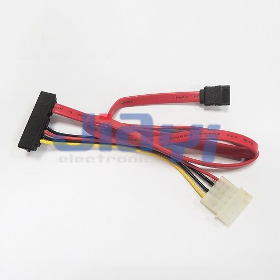 SATA 22P 對接 SATA 7P 及電源線材 | 專業客製電子線材製造商 | 翊生有限公司 / 旭航實業有限公司