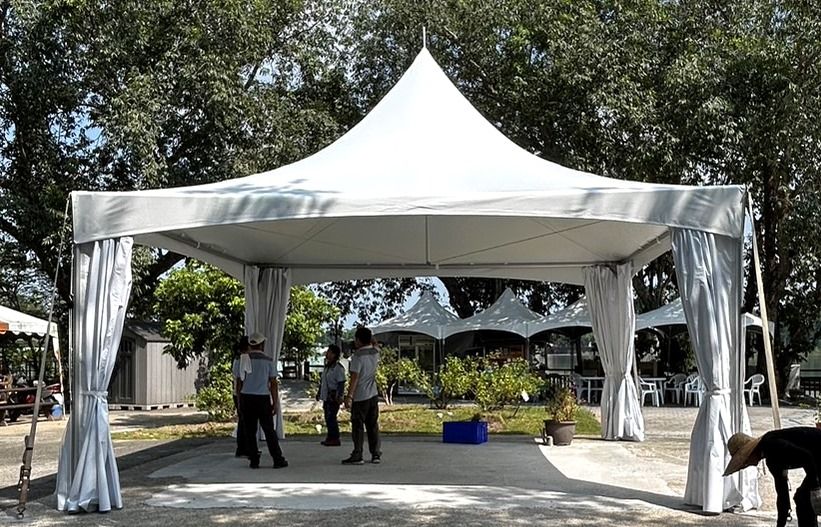 6M x 6M High Peak Phoenixx Tent Sail Shade Tent | Custom-Made Outdoor ...