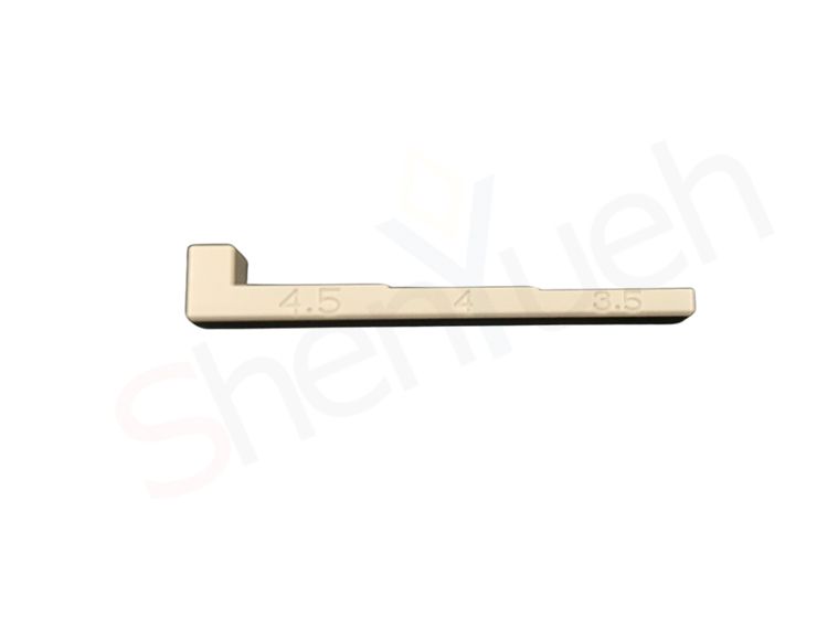 Gap check Tool(L-type) | PEEK & PI Plastic CNC Machining Manufacturer ...