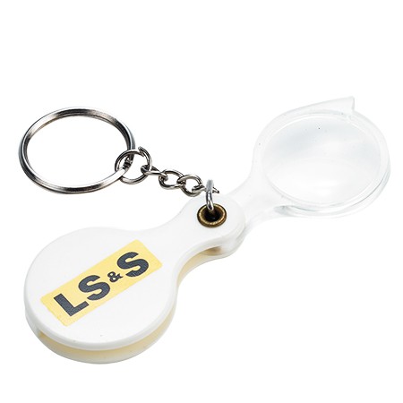3X Portable Small Magnifying Glass with Keychain | industrial ...