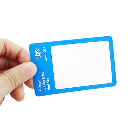 3X Straight Business Card Magnifier | industrial magnifying glass ...