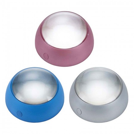 5X Dome Magnifying Glass with LED Light for Seniors Reading ...