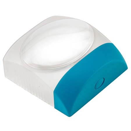 5X LED Lighted Square Stand Dome Magnifier | industrial magnifying ...