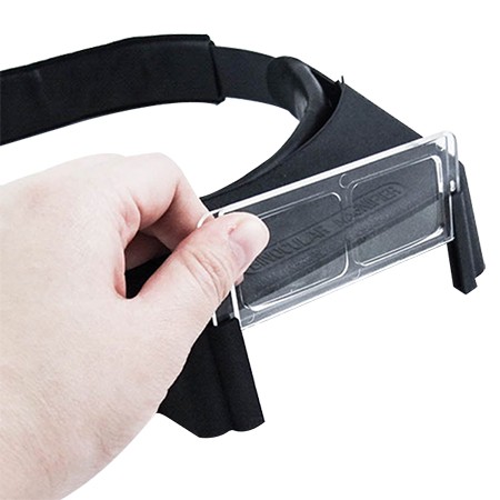 Headband Magnifier Visor with 4 Acrylic Lens Set | industrial ...