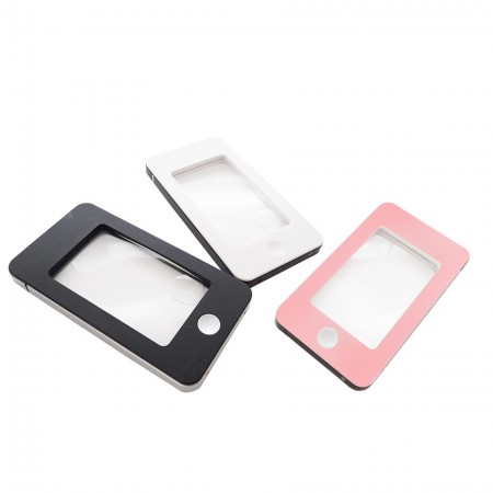 iPhone Shaped Pocket Magnifying glass with 4 LED Light | industrial ...
