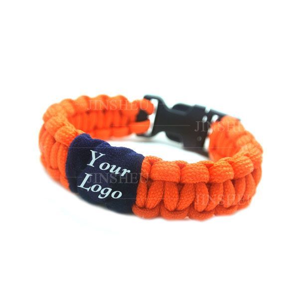 Custom Logo Paracord Bracelets | Personalized Metal & Silicone ...