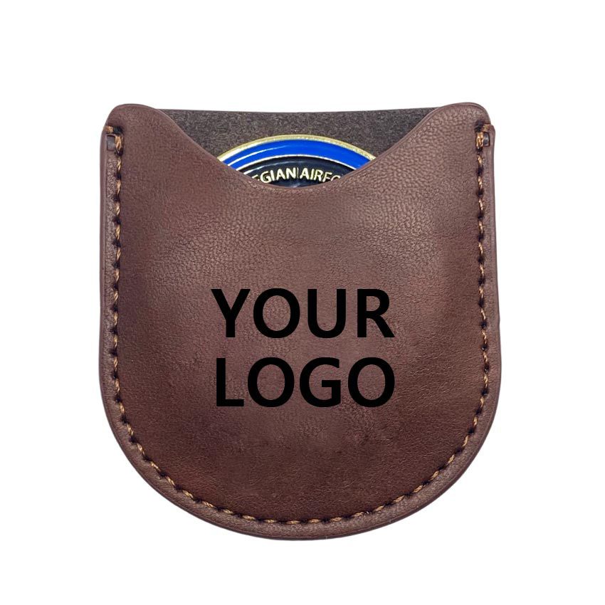 Leather Challenge Coin Holder | Personalized Metal & Silicone ...