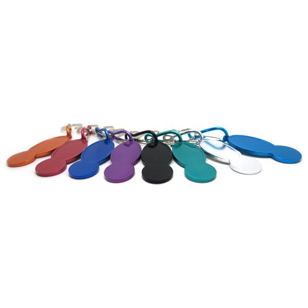 Oval Aluminum Trolley Coin Keyring | Personalized Metal & Silicone ...