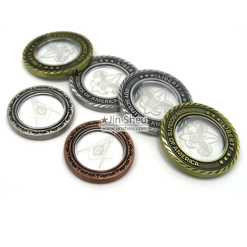 Crystal Souvenir Coins | Personalized Metal & Silicone Promotional ...