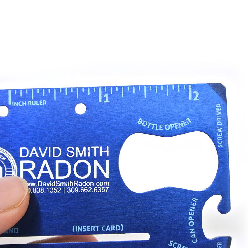 18 in 1 Survival tool card | Personalized Metal & Silicone Promotional ...