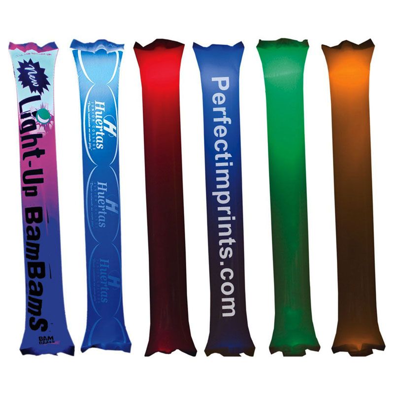 LED light-up thunder stick | Personalized Metal & Silicone Promotional ...