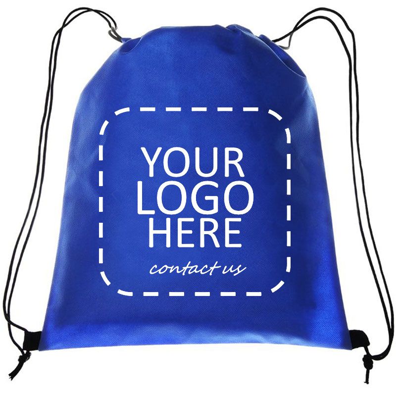 Non Woven Drawstring Backpack | Personalized Metal & Silicone ...