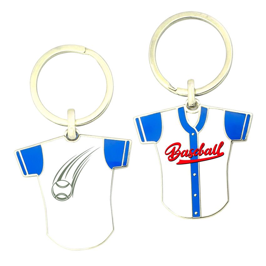 UV Printed Baseball Key Rings | Personalized Metal & Silicone ...