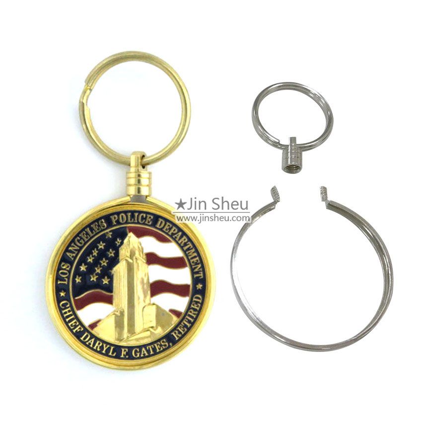 Coin Bezel for Keychains | Personalized Metal & Silicone Promotional ...