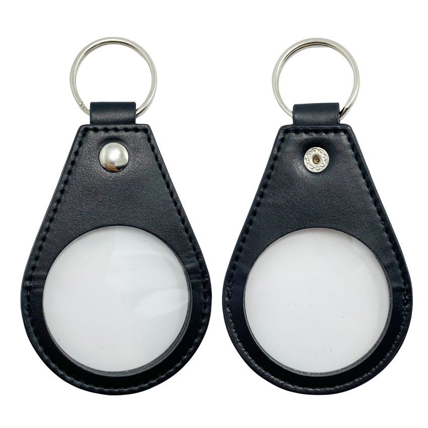 Leather Challenge Coin Holder Keychain | Personalized Metal & Silicone ...