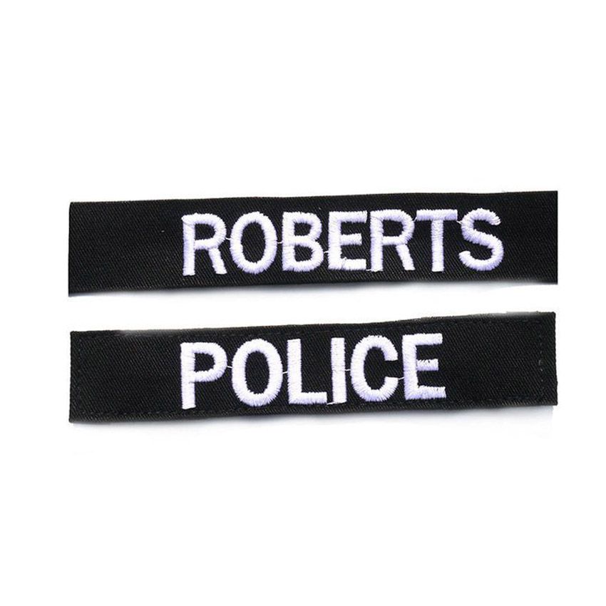 Embroidered Military Name Tags | Personalized Metal & Silicone ...