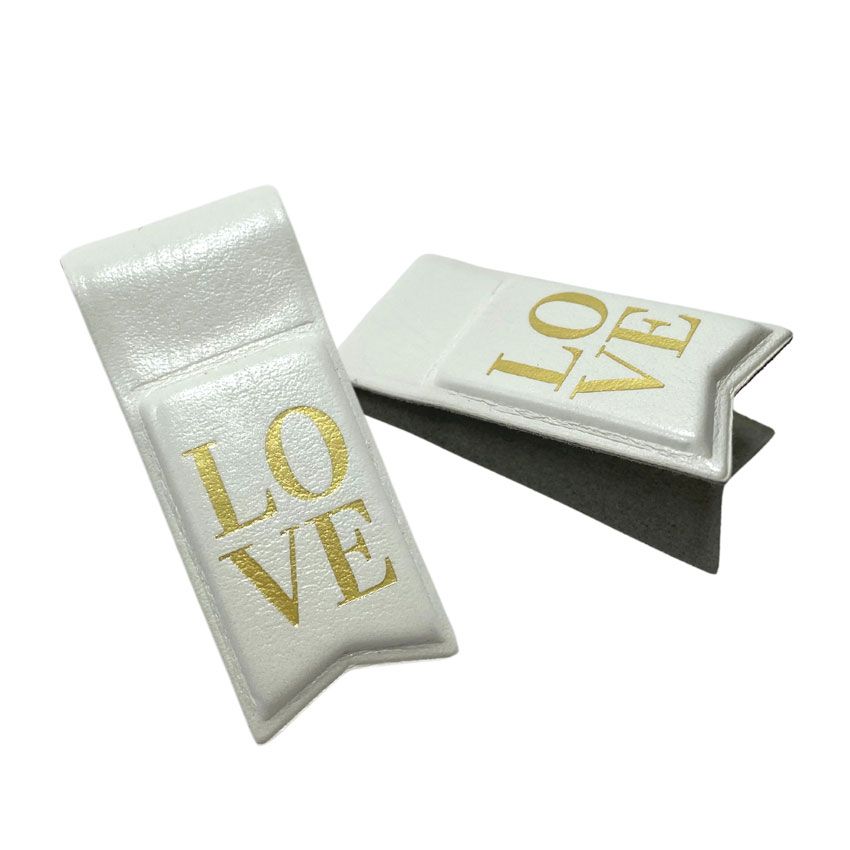 Logo Imprinted Leather Magnetic Bookmark | Personalized Metal ...