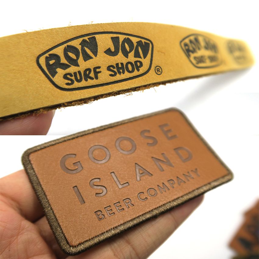 Custom Leather Patches & Labels for Your Brand | Personalized Metal ...